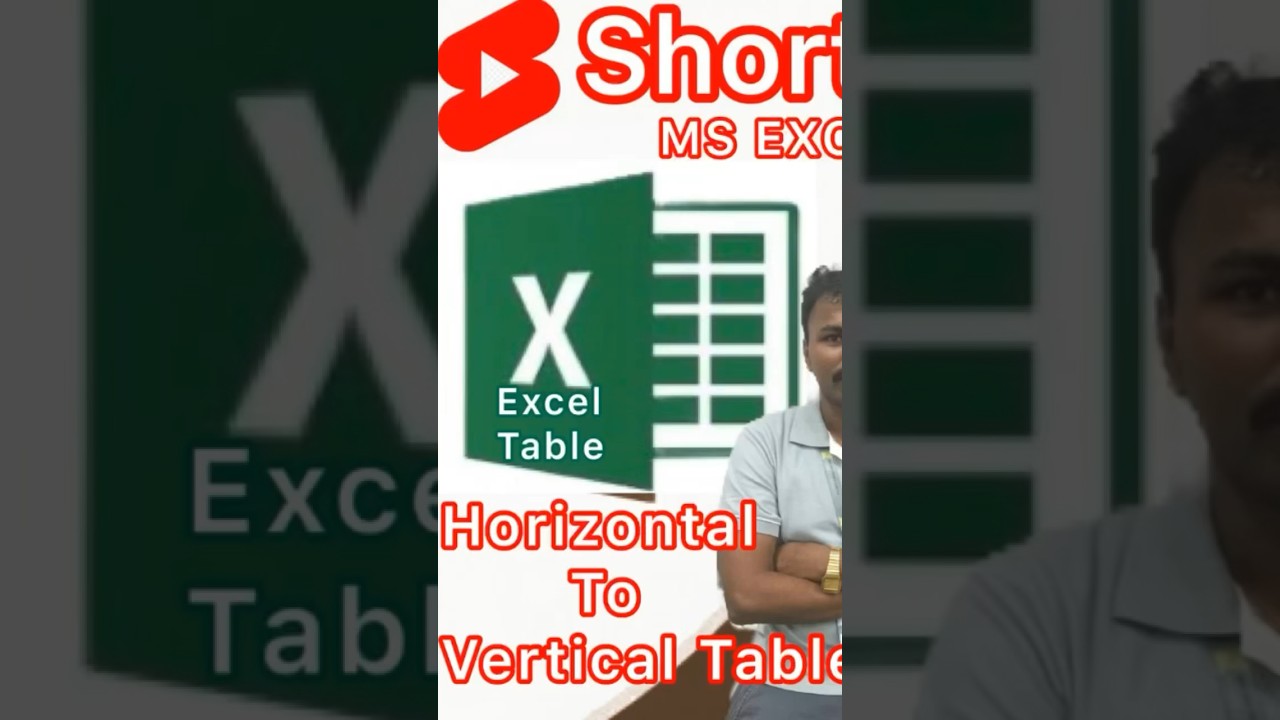 Excel Table Tricks Horizontal To Vertical Excel Exceltutorial Exceltips Excel365