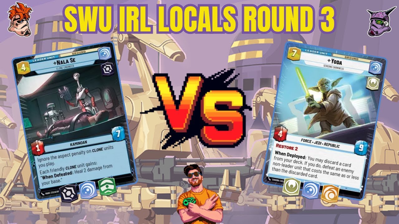 NALA SE COMMAND VS YODA CUNNING (ROUND 3) | IRL Locals Gameplay | Star ...