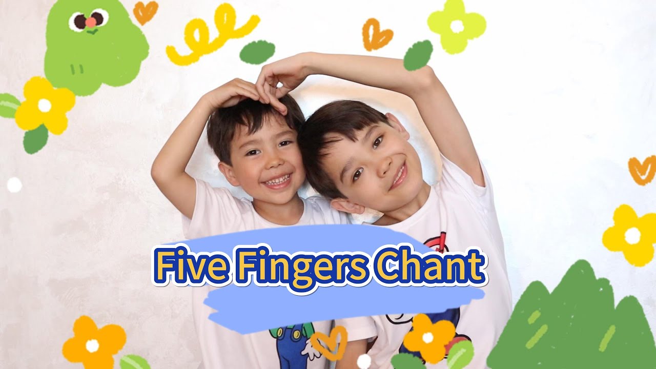 Five Finger Chant, learn Chinese Mandarin Learn numbers 1 to 5, ane ...