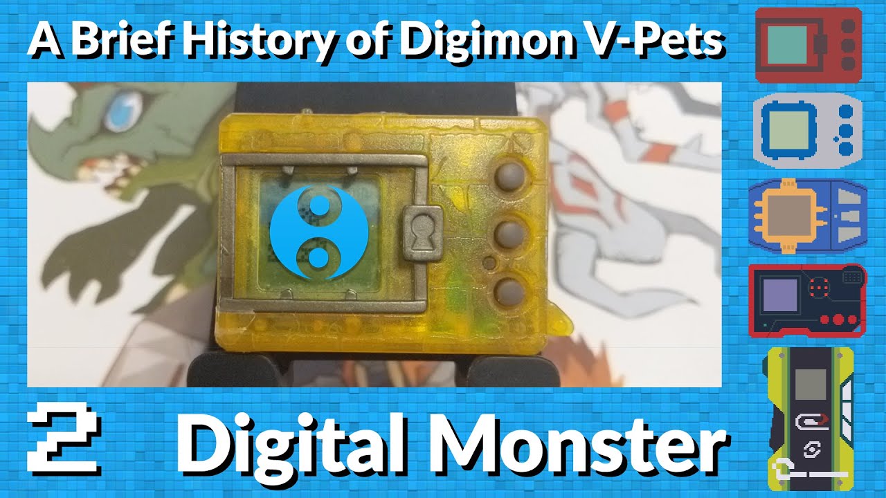 Digital Monster - A Brief History of Digimon V-Pets Part 2 - YouTube