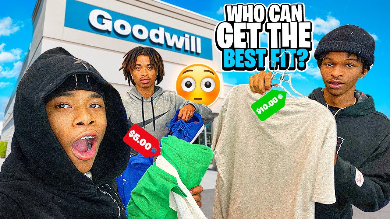 VISION 4 STYLES EACHOTHER AT GOODWILL | Who Has The Best Fit ? - YouTube