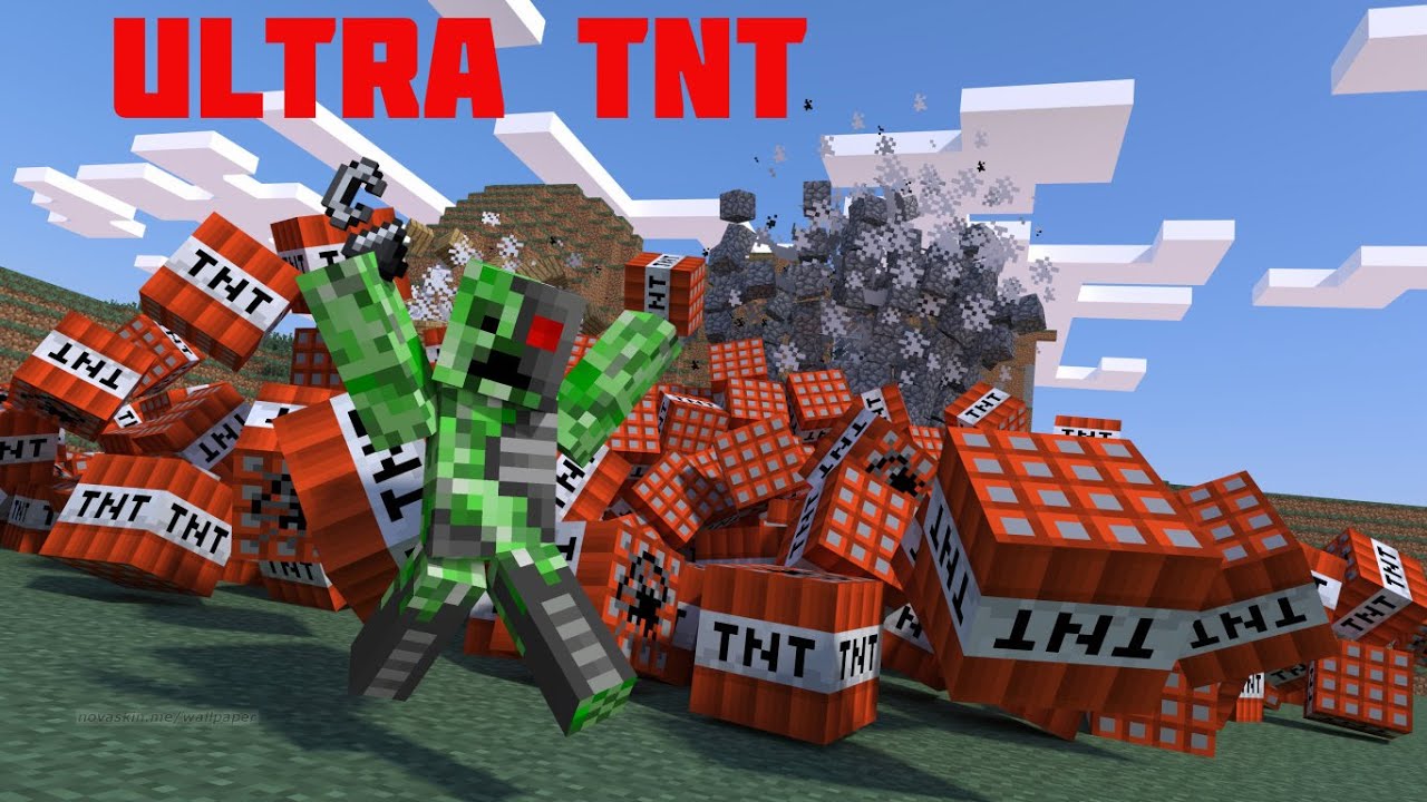 Minecraft: Ultra TNT V2 w/ EliteCreeper11, Sal, & Ella - YouTube