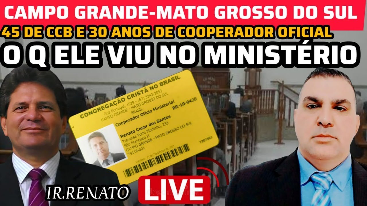 CCB- IR RENATO FORAM 45 ANOS DE CCB, 30 ANOS COMO COOPERADOR OFICIAL ...