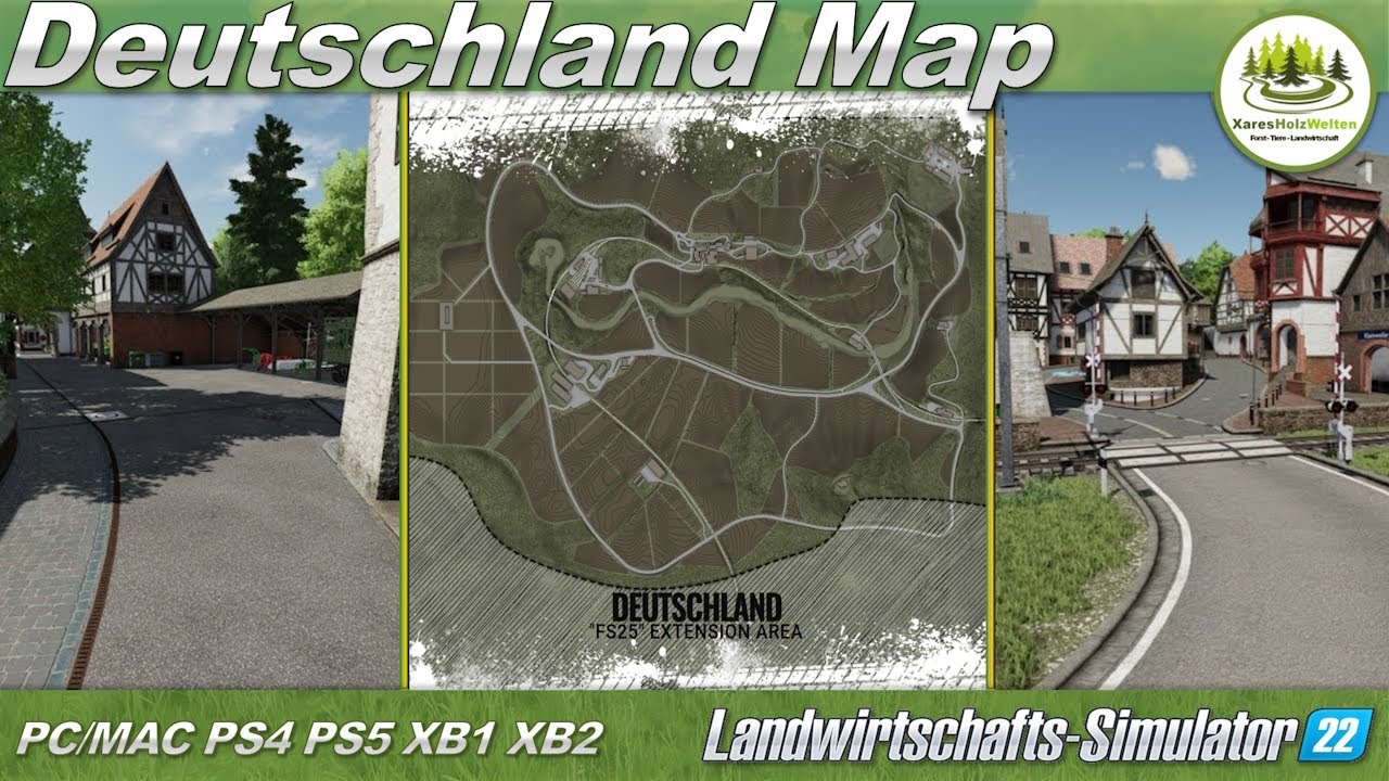 Ls 22 Deutschland Karte – Ls22 Mod Deutschland Karte – DZED