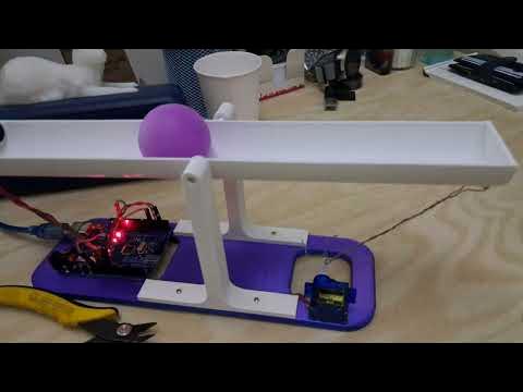 PID Ball Arduino and Matlab Gui Interface Design - YouTube