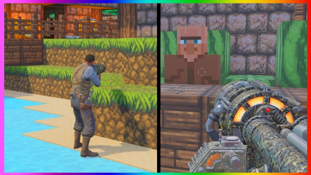 MINECRAFT Mod in Black Ops 3 - YouTube