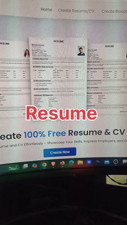 Resume Kaise Banaye 2025 || Professional Resume Kaise Banaye || How to Create Best Resume # ...