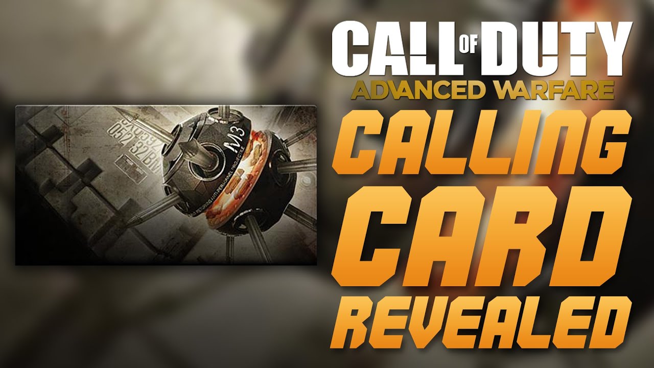 Call of Duty: Advanced Warfare - CALLING CARD TEASED - FIRST LOOK AT ...