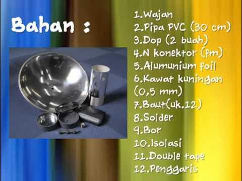 CARA MEMBUAT ANTENA WAJAN BOLIC - YouTube