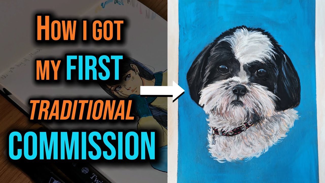 How I Got My First Commission | Draw With Me & Chat! - YouTube