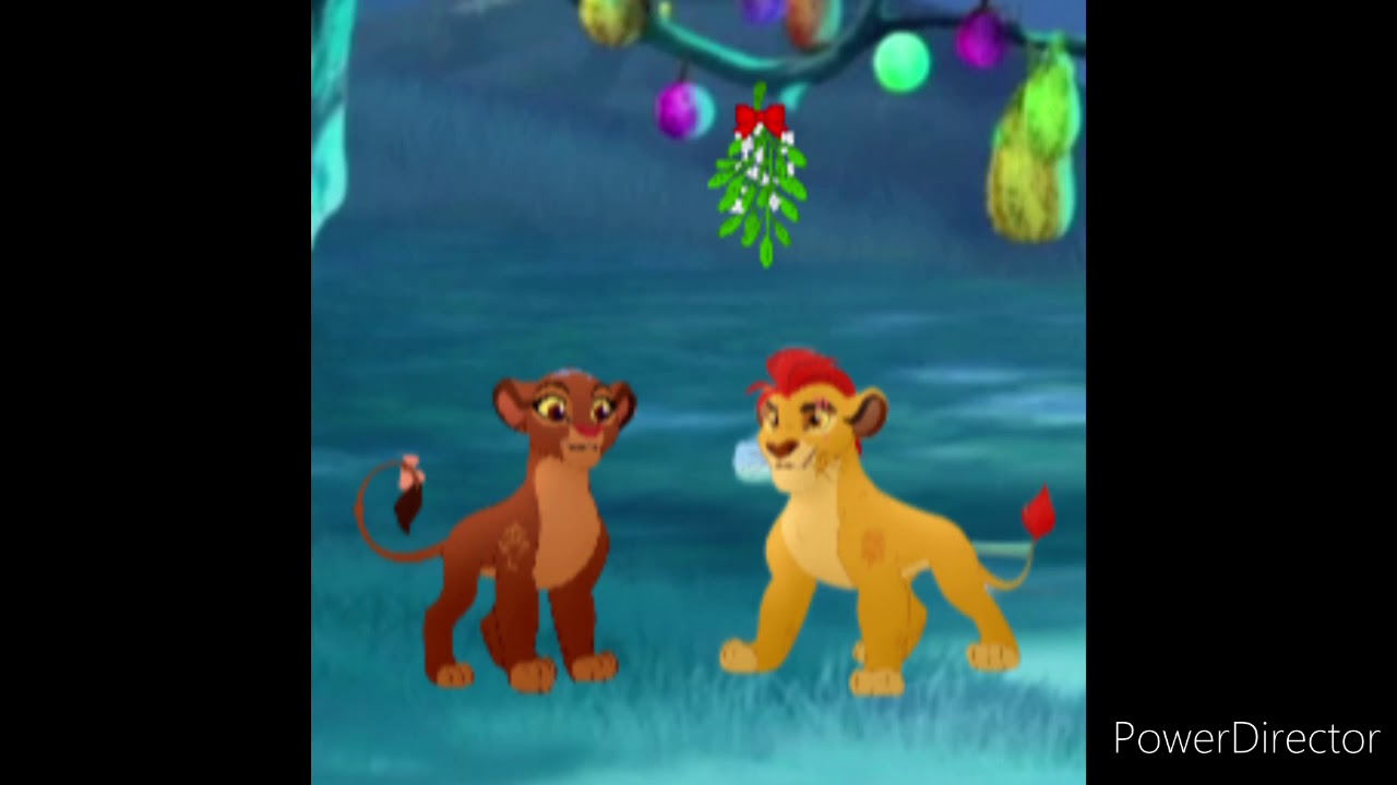 King Kion & Queen Rani at the Christmas Tree under the Mistletoe - YouTube