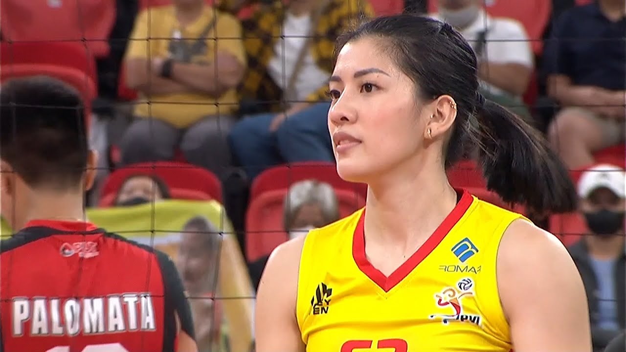 Kianna Dy all charged up in set 4 | 2023 PVL All-Filipino Conference ...