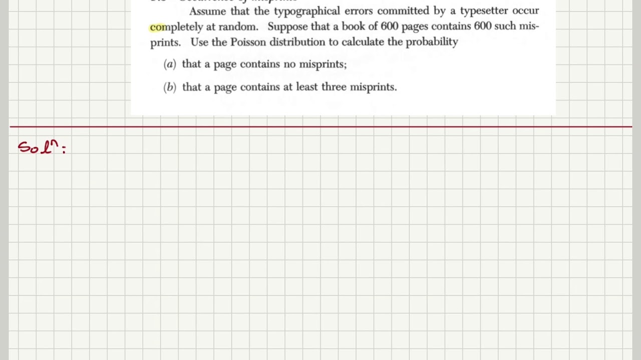P.5 Occurence of misprints - YouTube