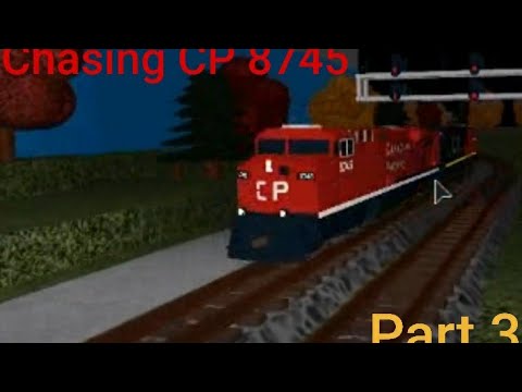 CP 8745 and CN 2850 pass by the town (Chasing CP 8745 Part 3) - YouTube