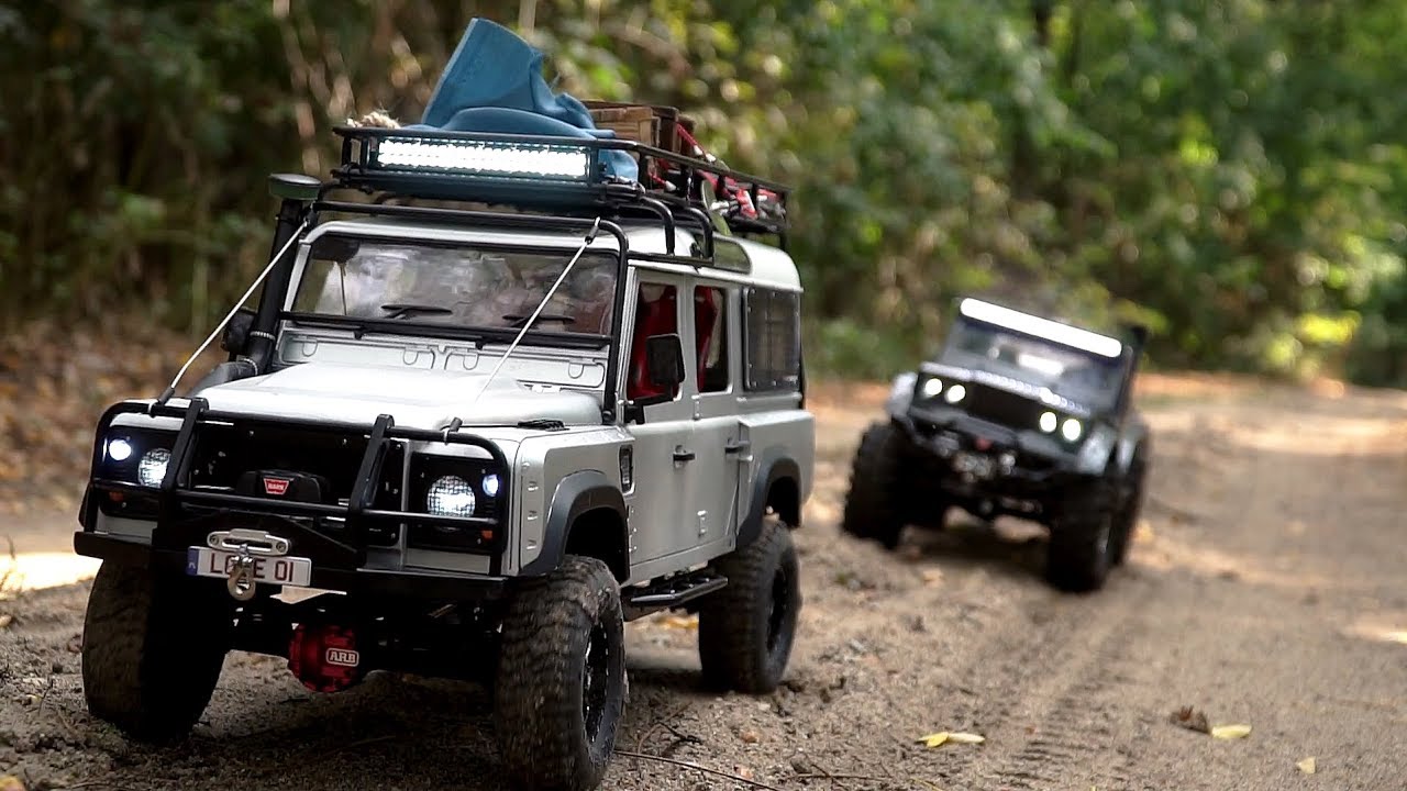 Custom 1:10 scale Kahn Defender D110, Jeep Wrangler Unlimited Rubicon ...