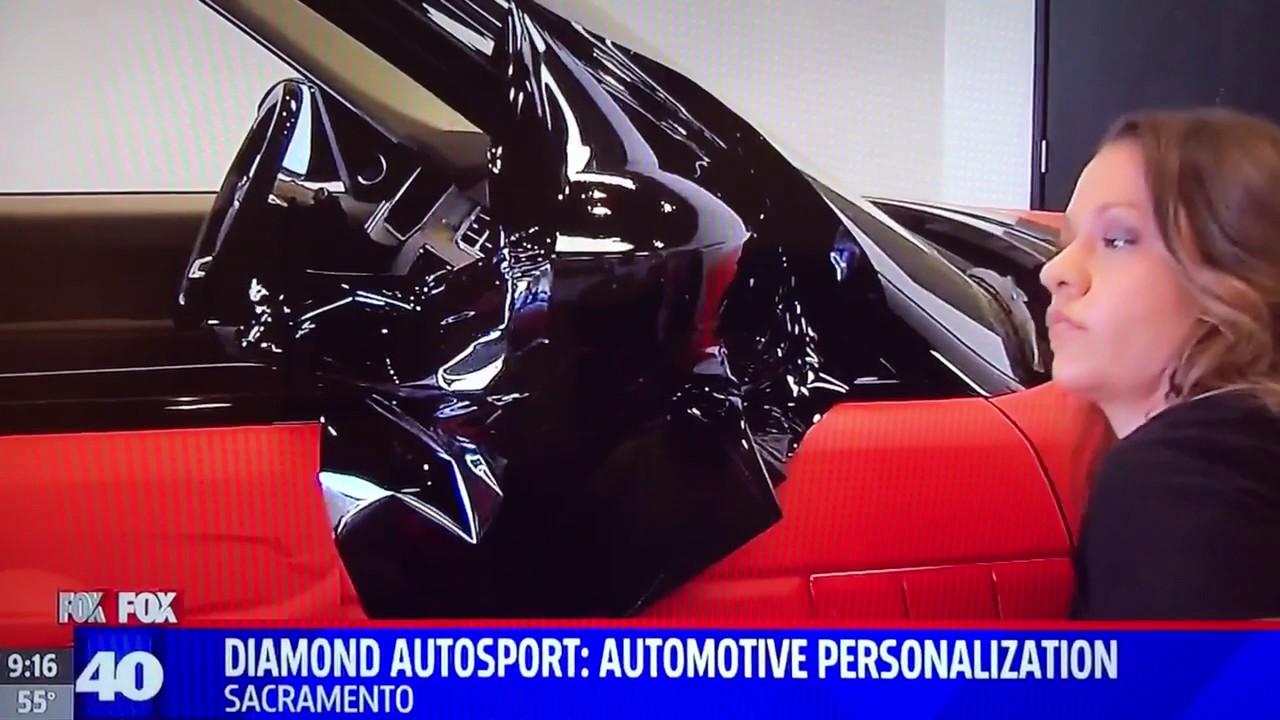 Fox40 news visits Diamond Autosport - YouTube