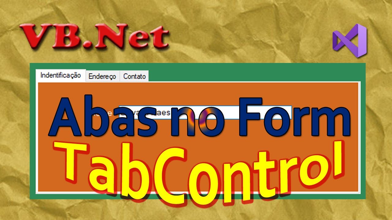 Usando guias (abas) no Formulário. TabControl. VB.Net tutorial - YouTube