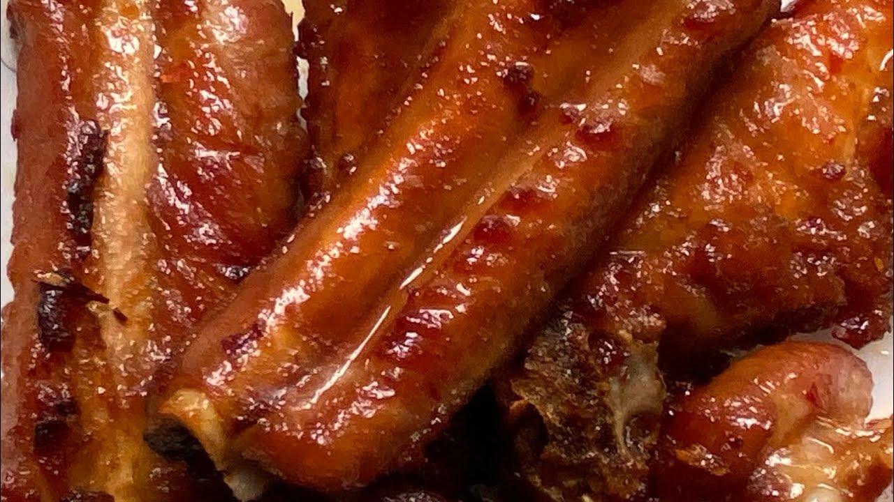 របៀបប្រឡាក់ឆ្អឹងជំនីរជ្រូកឲ្យឆ្ងាញ់ How to make delicious pork ribs ...