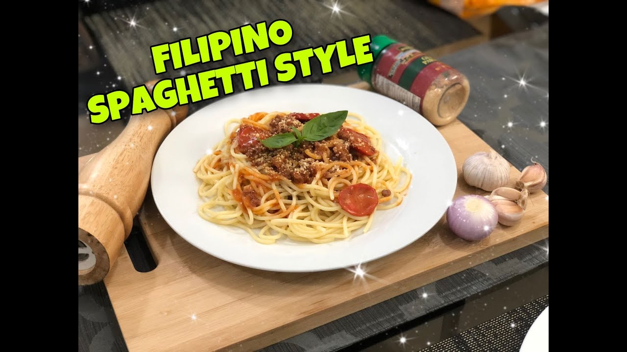 HOW TO COOK SPAGHETTI FILIPINO STYLE - YouTube