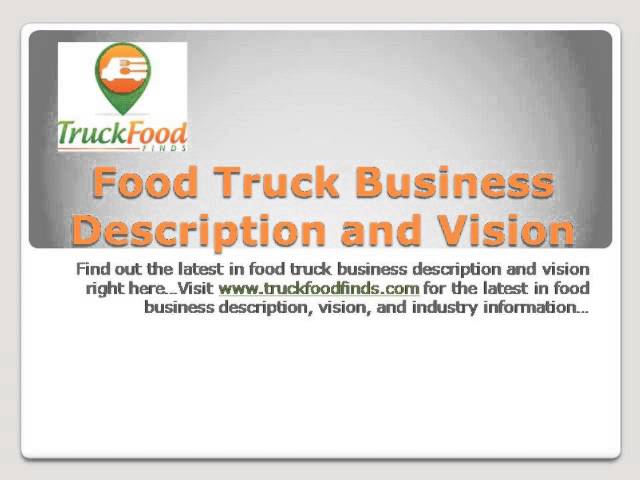 What Is A Good Vision Statement For A Food Truck Business In Florida ...