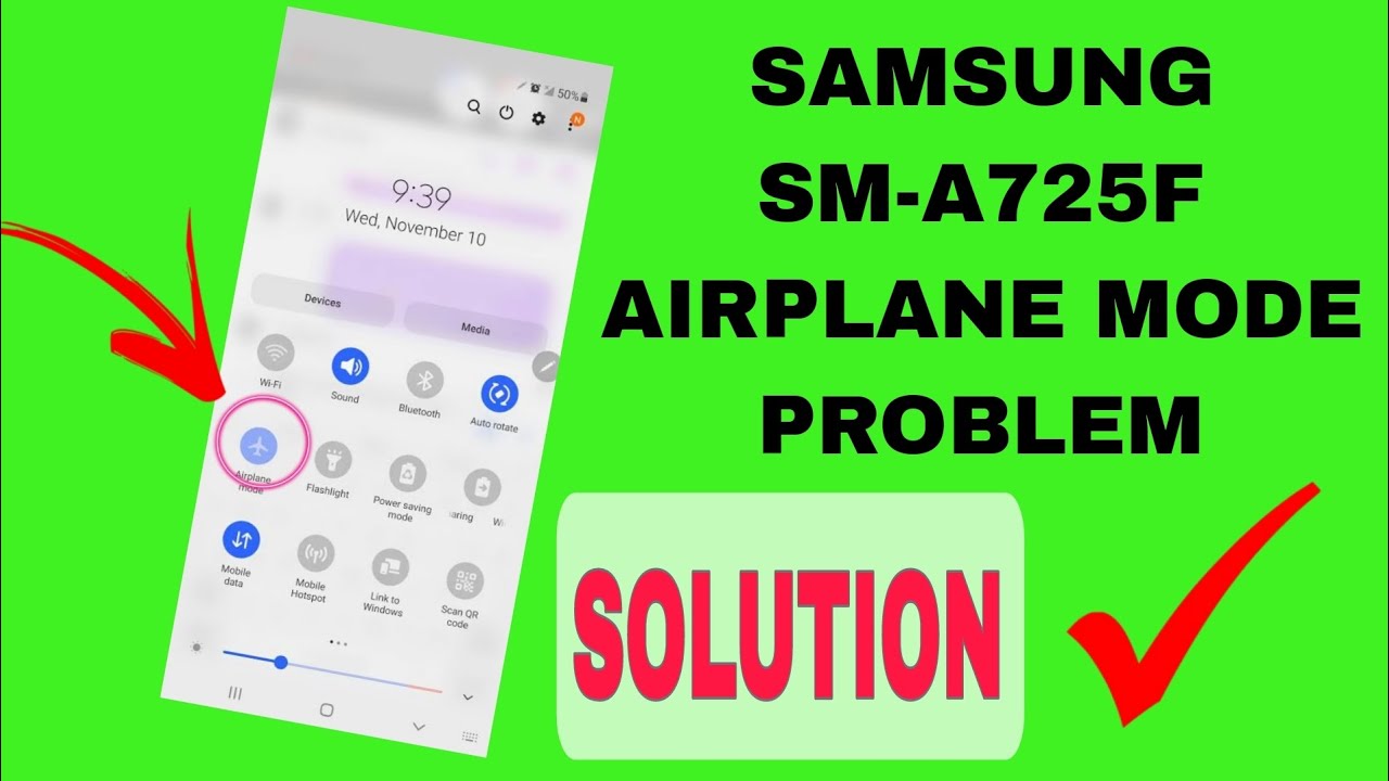 SAMSUNG SM-A725F FLIGHT MODE PROBLEM, FINAL SOLUTION 2023 - YouTube