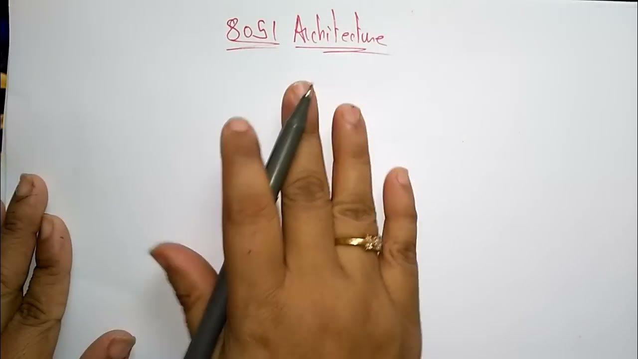 8051 microcontroller architecture | part-1/2 - YouTube