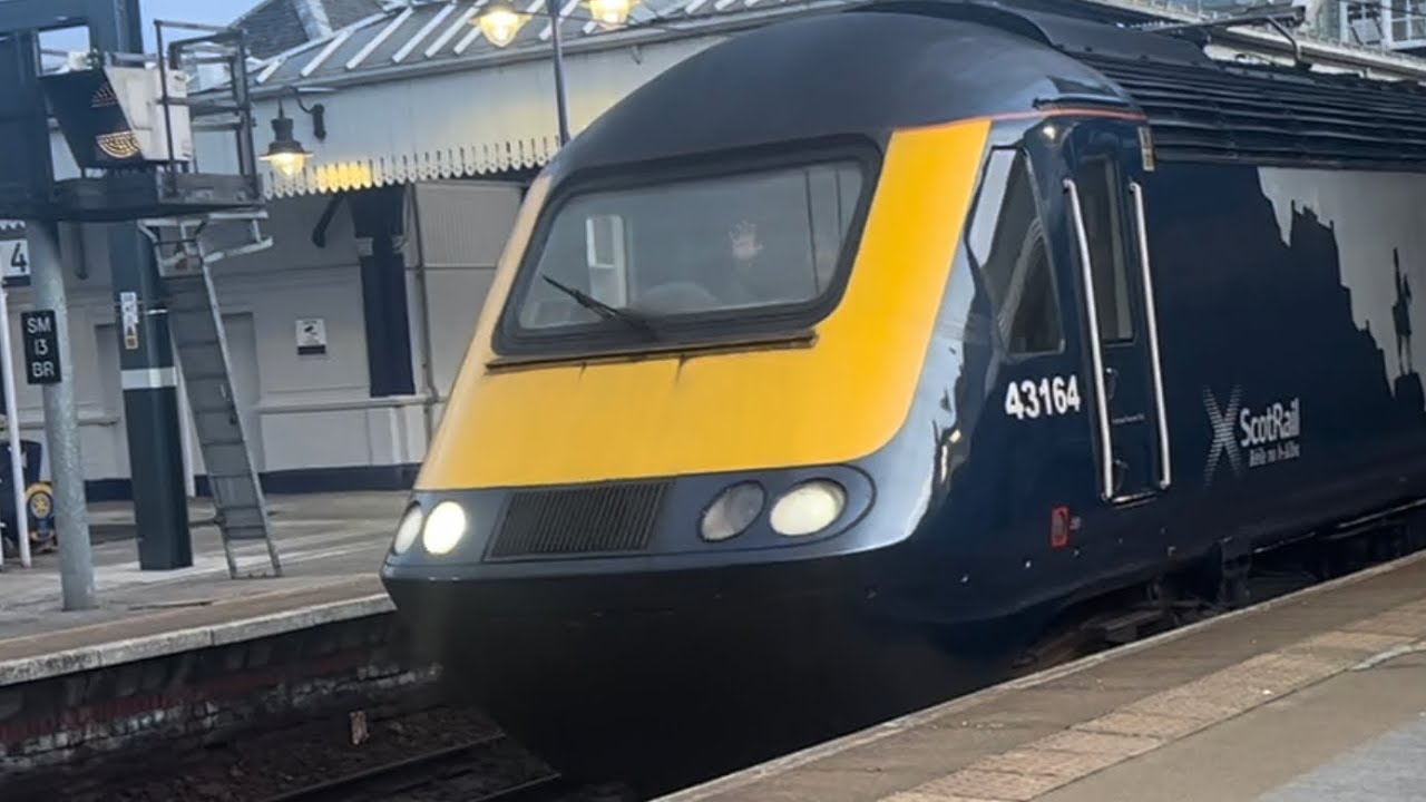 **legendary driver** Scotrail class 43 departs Stirling for Aberdeen ...