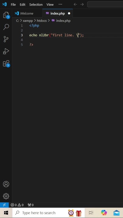 nl2br() function in php #viralvideos #coding #php #development - YouTube