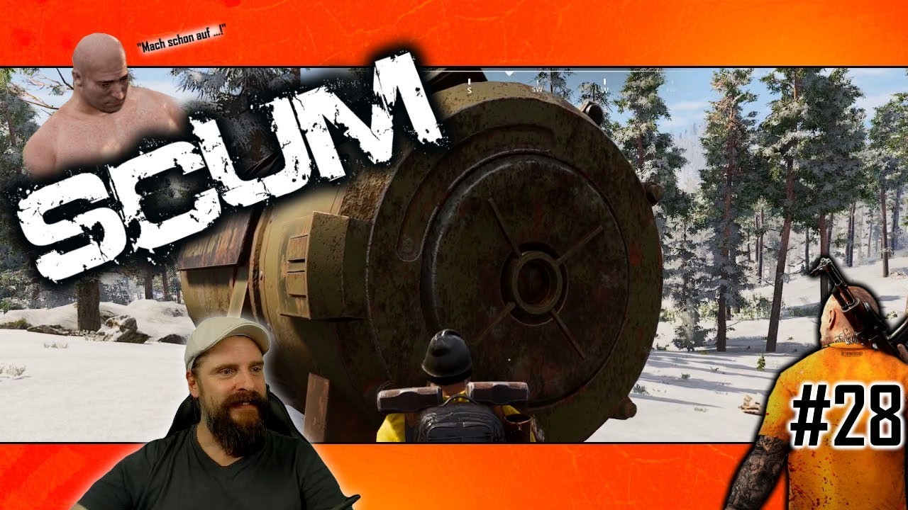 SCUM deutsch 🔪 028: Glücksritter? Vom Schloss zum zweiten Cargo Drop 🔪 ...