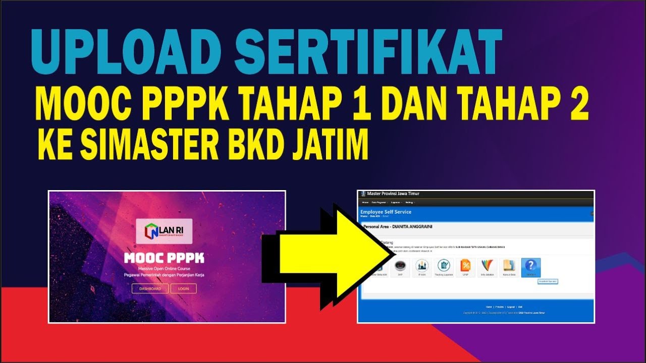 UPLOAD Sertifikat MOOC PPPK Tahun 2021 Dan 2022 Pada SIMASTER - YouTube