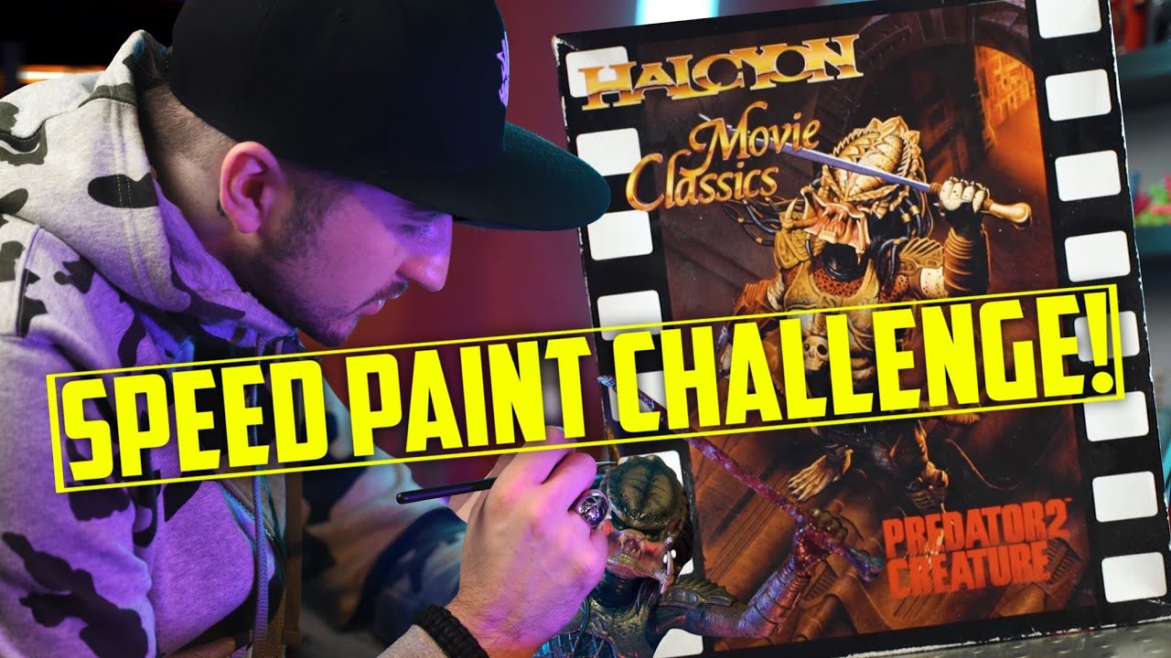 The most famous Predator Model Kit - 1994 Halcyon retro speed paint ...