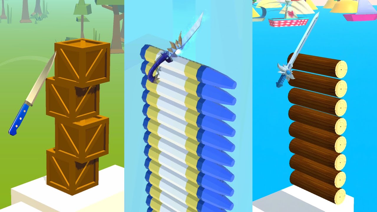 Slice Masters vs Almost Cut vs Slicer Very Satisfying And Relaxing ASMR ...