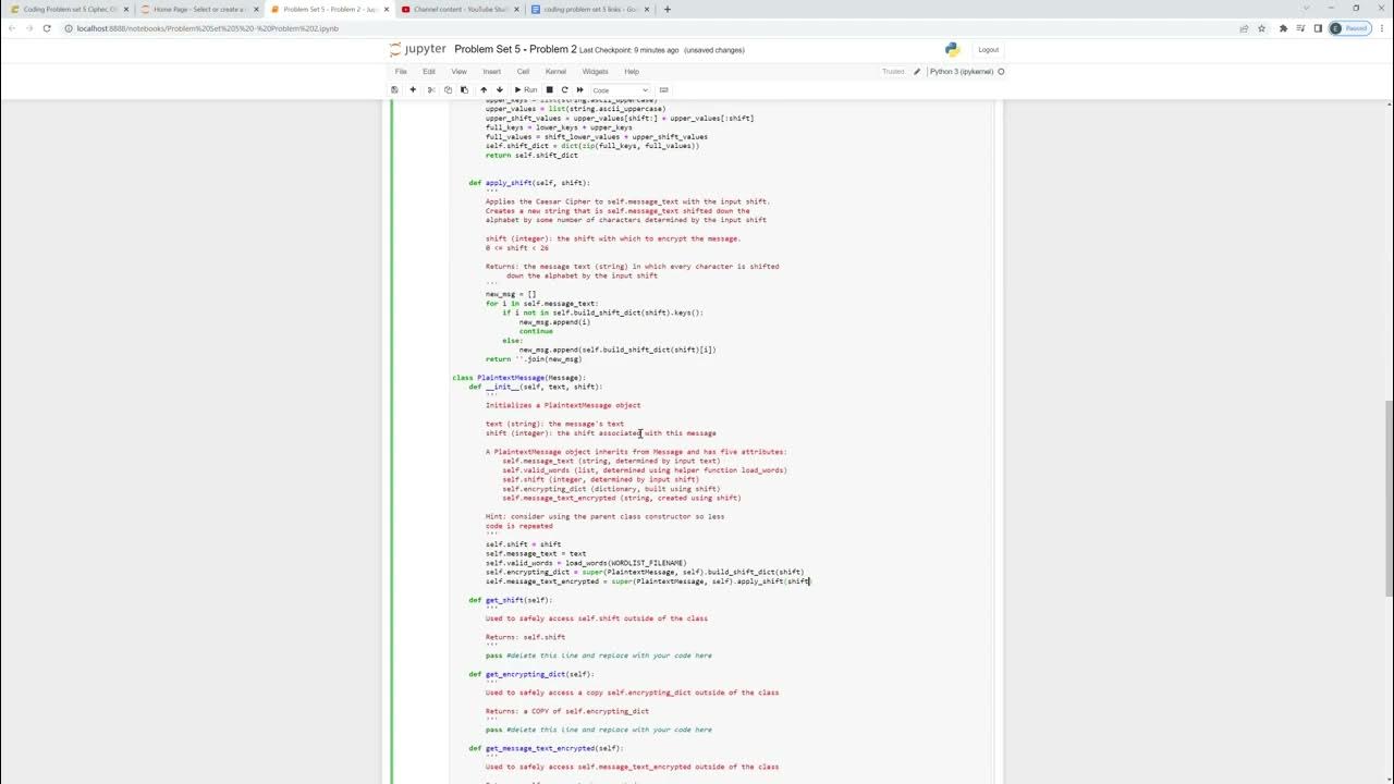 CPSC 2100 Coding Problem Set 5 - Problem 2 - YouTube