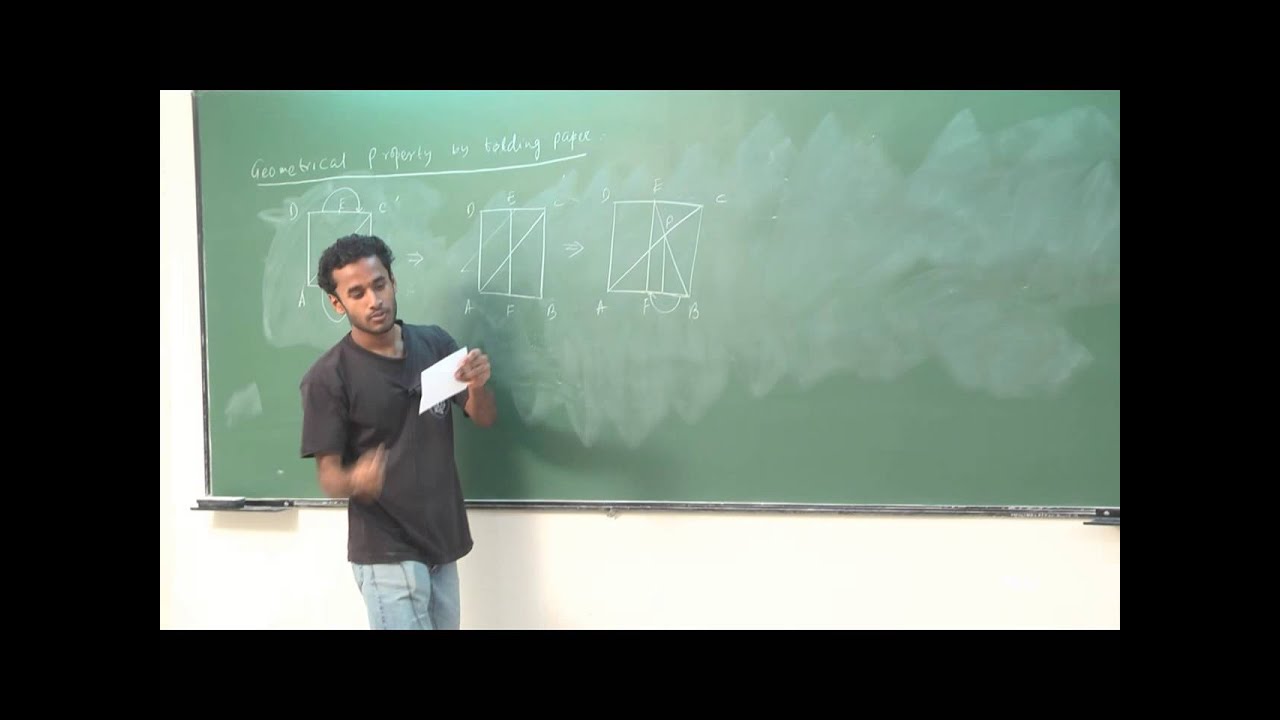 Geometry by Paper Folding - YouTube