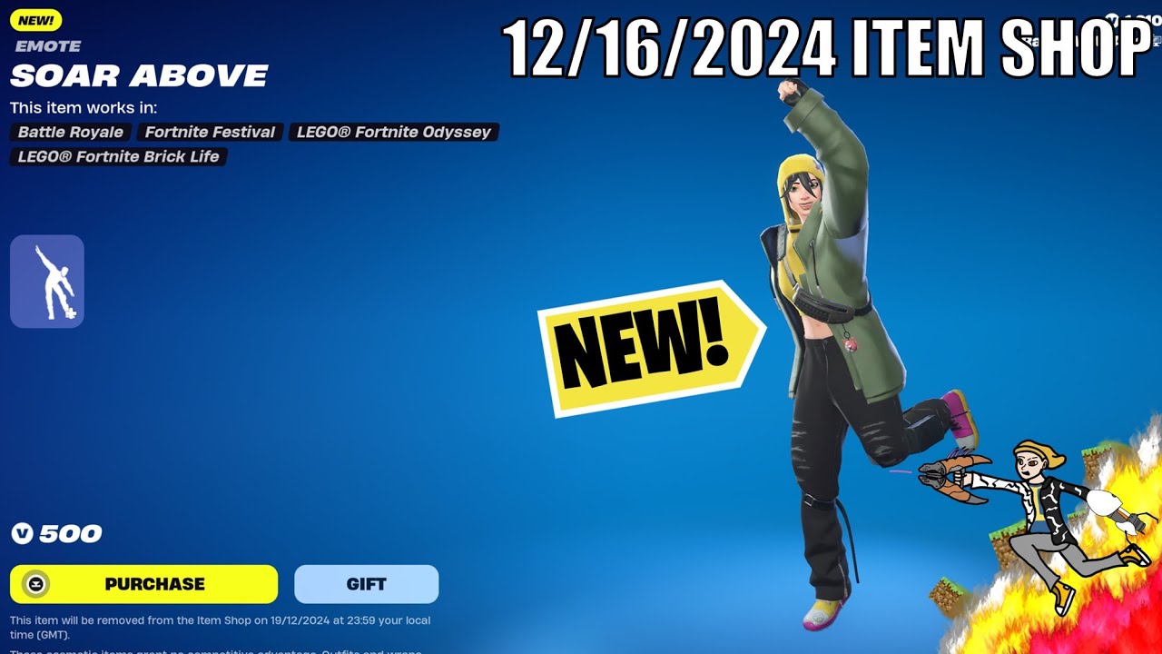 *NEW* Soar Above Emote! | Fortnite Item Shop (16/12/2024) - YouTube