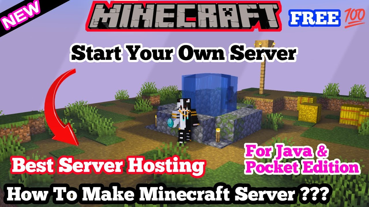 How To Make Your Own Minecraft Server For Free "Best Hosting Website ...