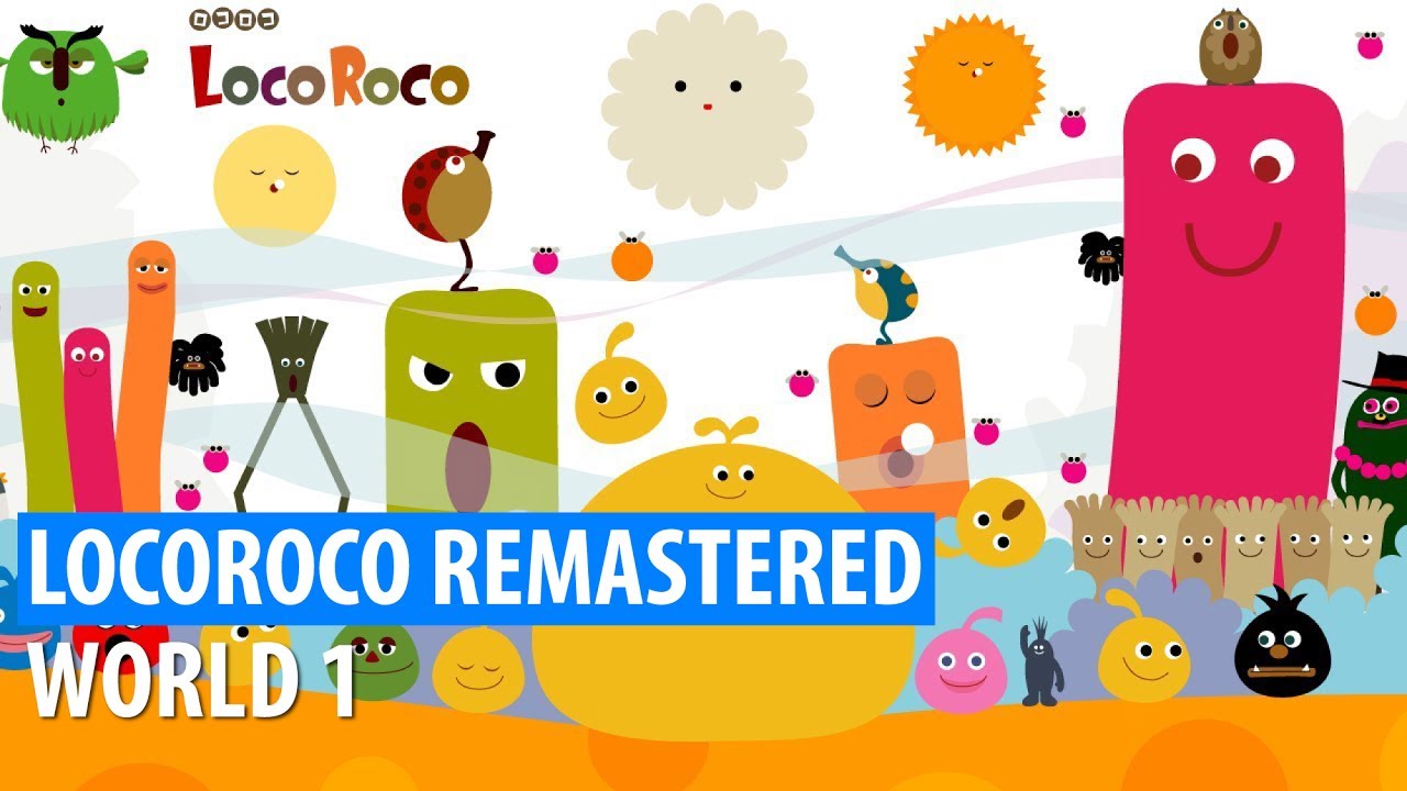 LocoRoco Remastered Walkthrough - World 1 - YouTube