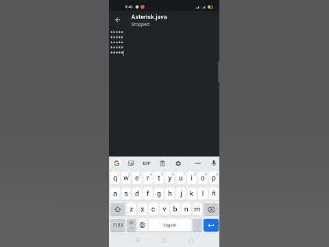 JAVA N-IDE APPLICATION |* ASTERISK* - YouTube