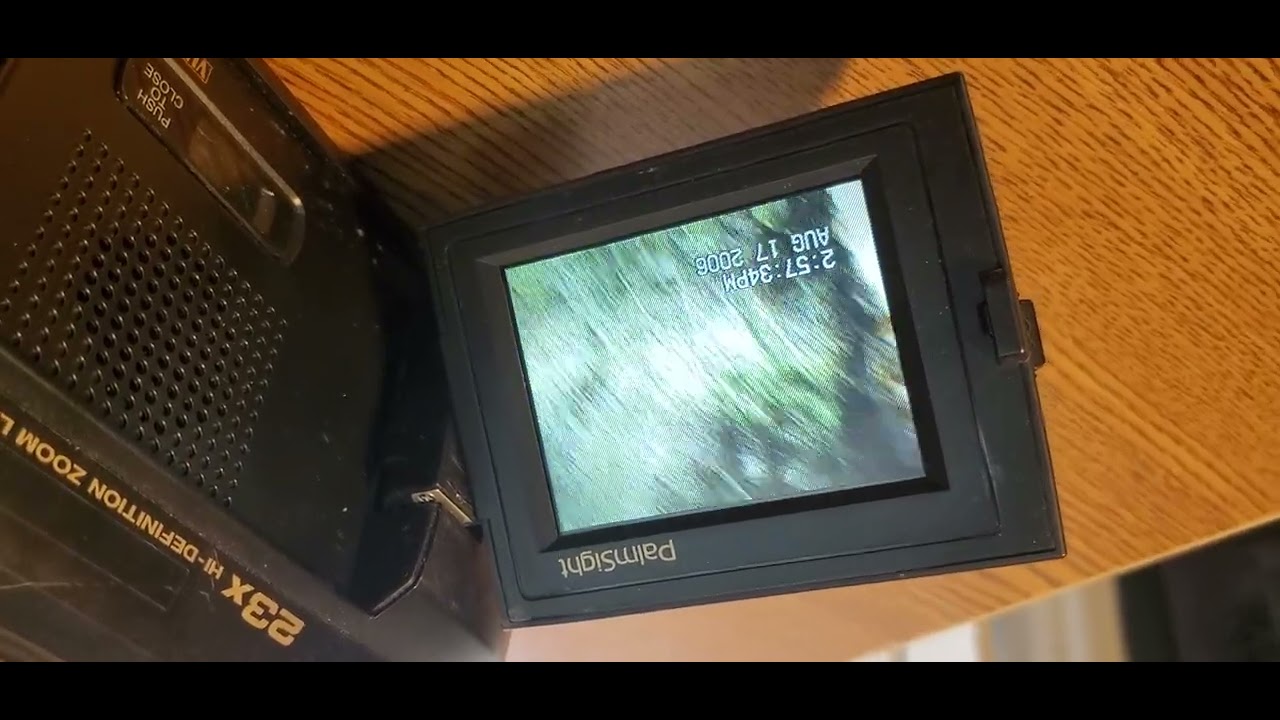 quasar VML-458 palmsight VHS-C Camcorder - YouTube