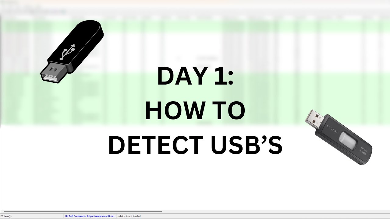 Day 1: USB | Tech PC Checks - YouTube