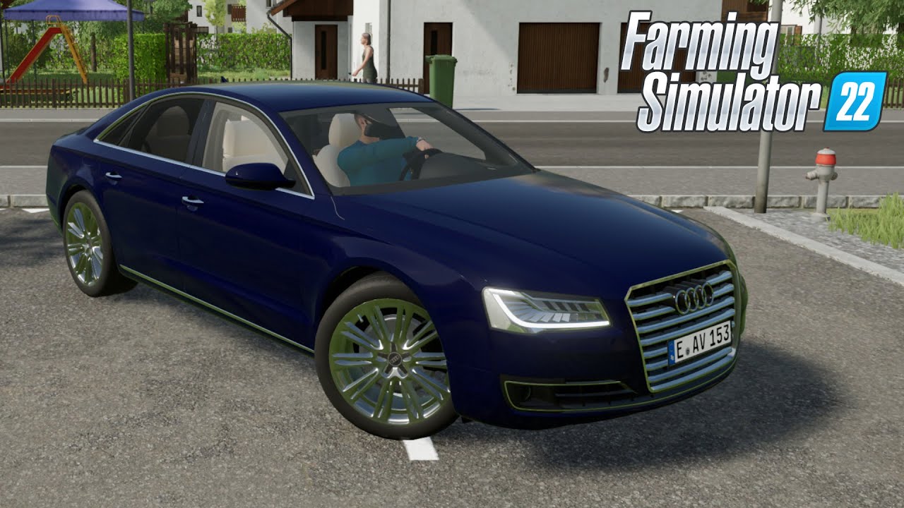 Audi A8 2015 - Farming Simulator 2022 [FS 22 LS 22 Car Vehicle Mod] # ...
