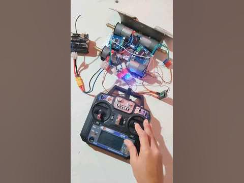 Soccer Bot with FlySky using BTS7960 Motor Driver | No Arduino or ESC # ...