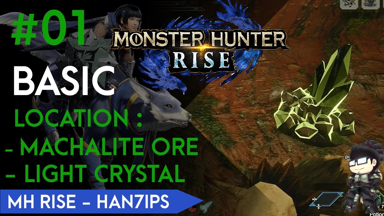 Light Crystal & Machalite Ore Locations | MH Rise Han7ips #01 - YouTube