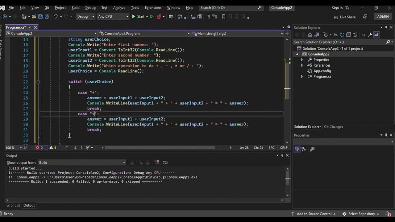 here is how to make calculator in c# - YouTube