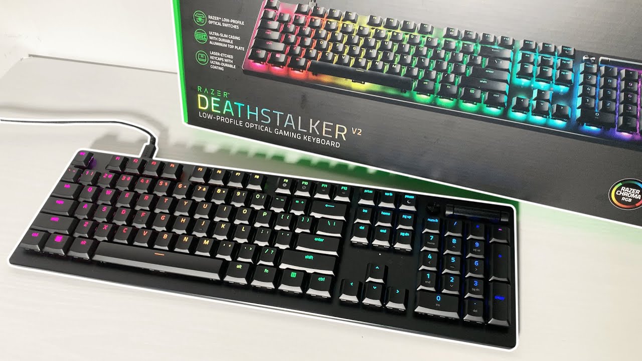 Razer Deathstalker V2 Unboxing | ASMR - YouTube