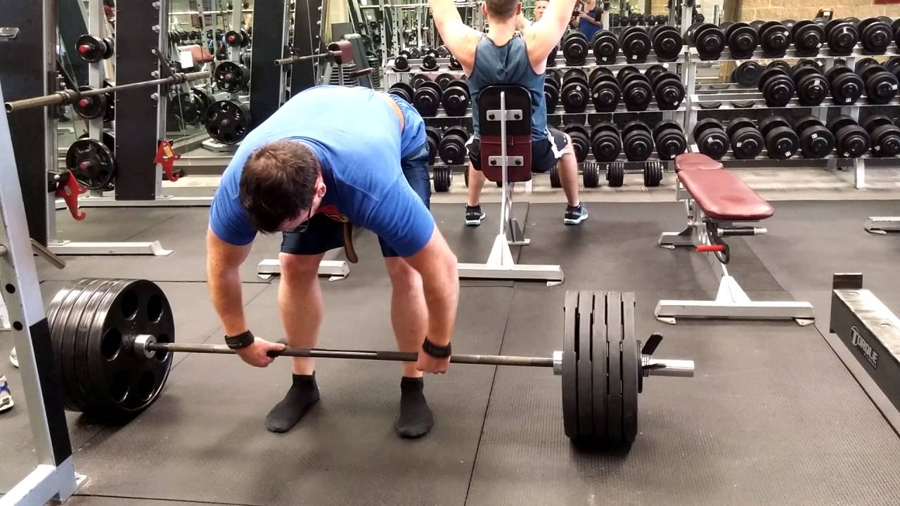 500 lb deadlift for the first time - YouTube
