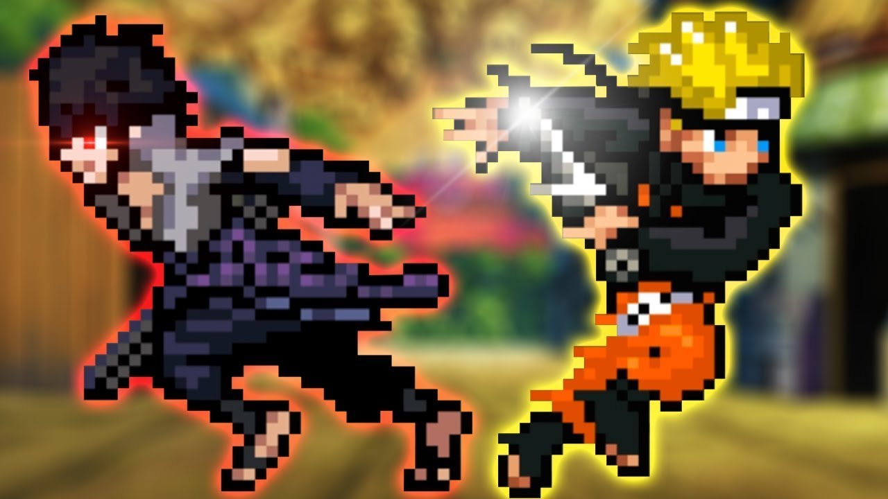 naruto vs sasuke all forms (with game download) - YouTube