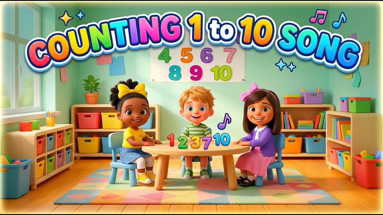 Counting 1 to 10 Song - YouTube