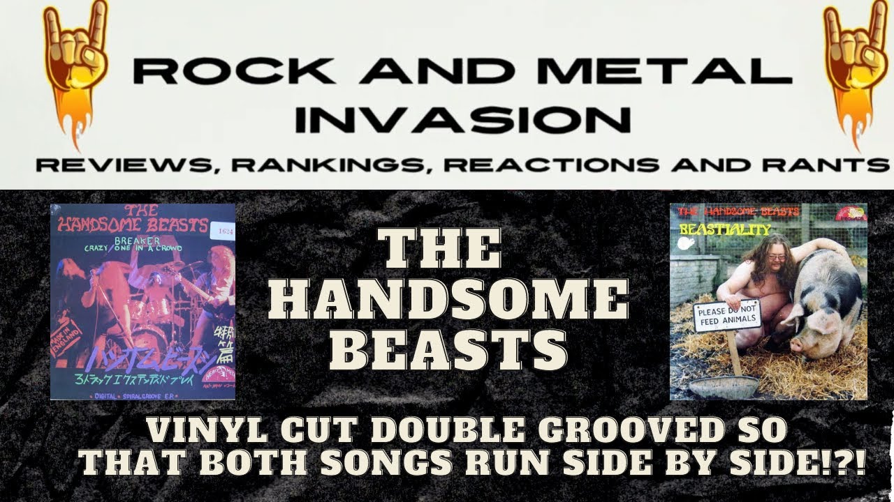 The Handsome Beasts - Vinyl cut double grooved so that both songs run side by side?!? - YouTube