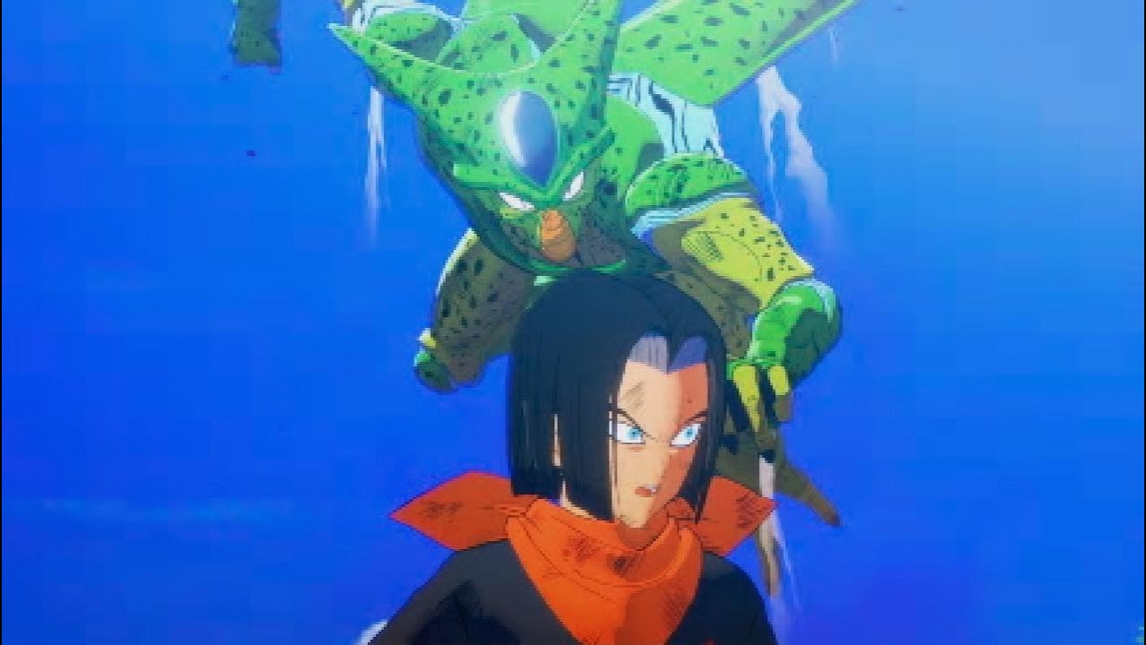 Android 17 Gets Consumed By Cell | Cell Saga Android 17 Vs Cell - YouTube